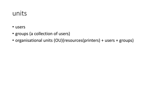 Domain Controller.pptx | Operating Systems | Computer Software and Applications