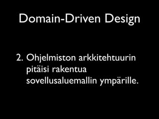 Domain-Driven Design ja Ruby | PPT