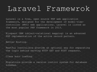 Domain Driven Design using Laravel | PPTX