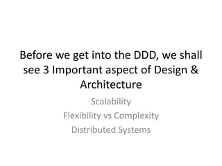 Domain driven design - Part I | PPTX