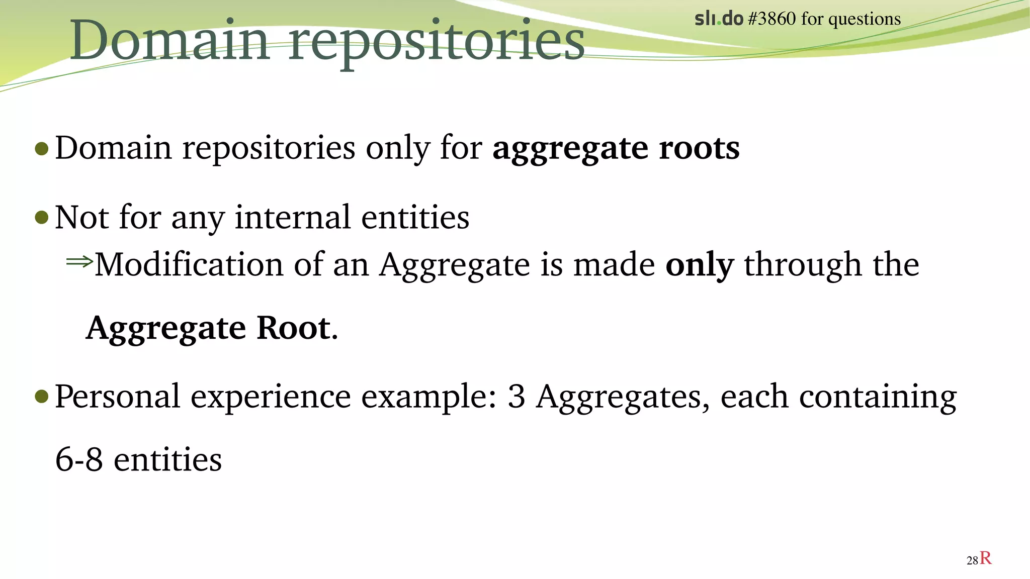 Domain Driven Design Tactical Patterns | PPT