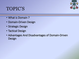DOMAIN DRIVER DESIGN | PPTX | Computing | Technology & Computing