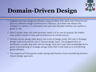 DOMAIN DRIVER DESIGN | PPTX | Computing | Technology & Computing