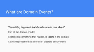 Explained: Domain events | PDF
