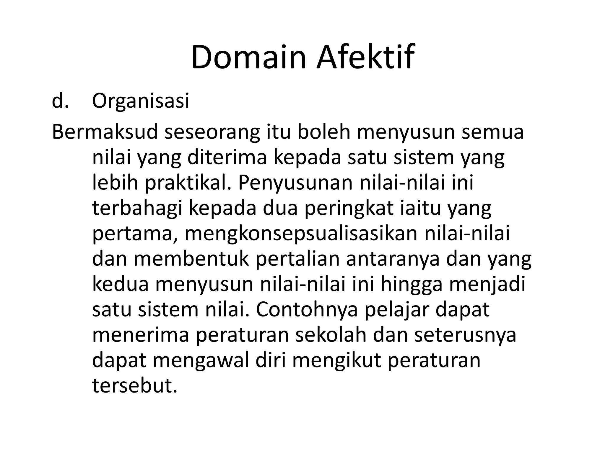 Domain kategori perkembangan pelajar | PPTX