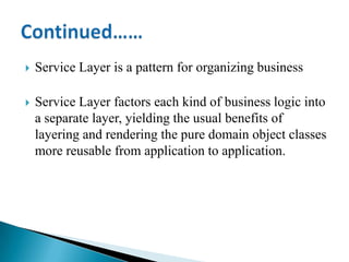 Domain logic patterns of Software Architecture | PPT
