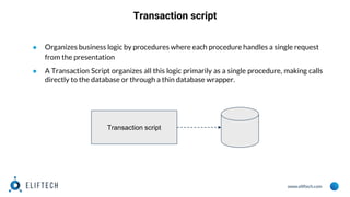Domain Logic Patterns | PPTX