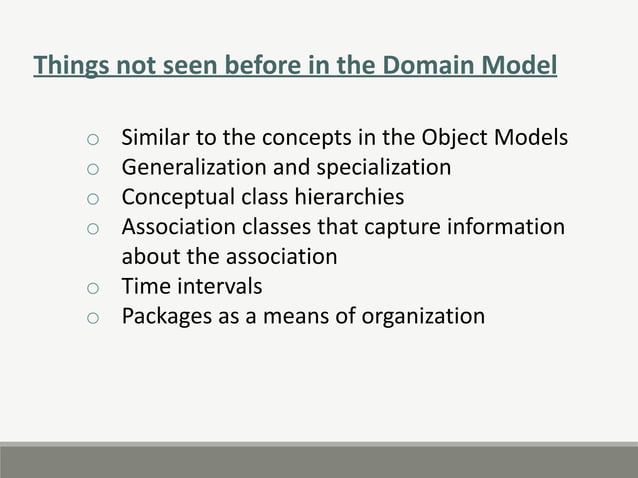 Domain model Refinement | PPTX | Science