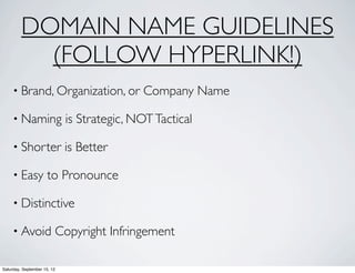 Selecting a Domain Name | PDF