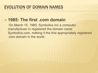 Domain name | PPTX