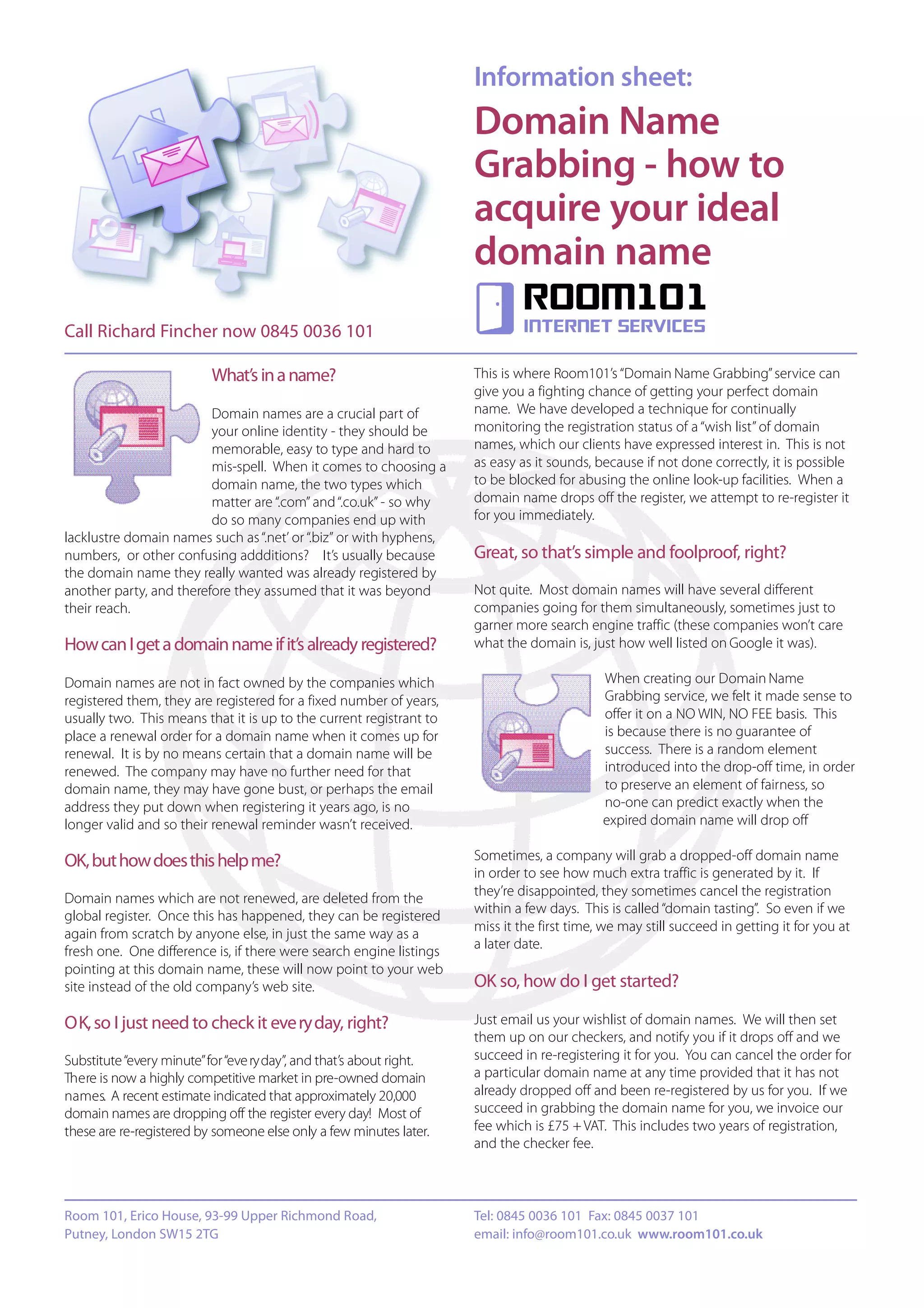 Domain name grabbing | PDF