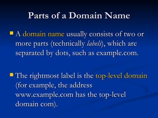 Domain Names | PPT