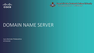 Domain name server | PPTX | Computer Networking | Computing