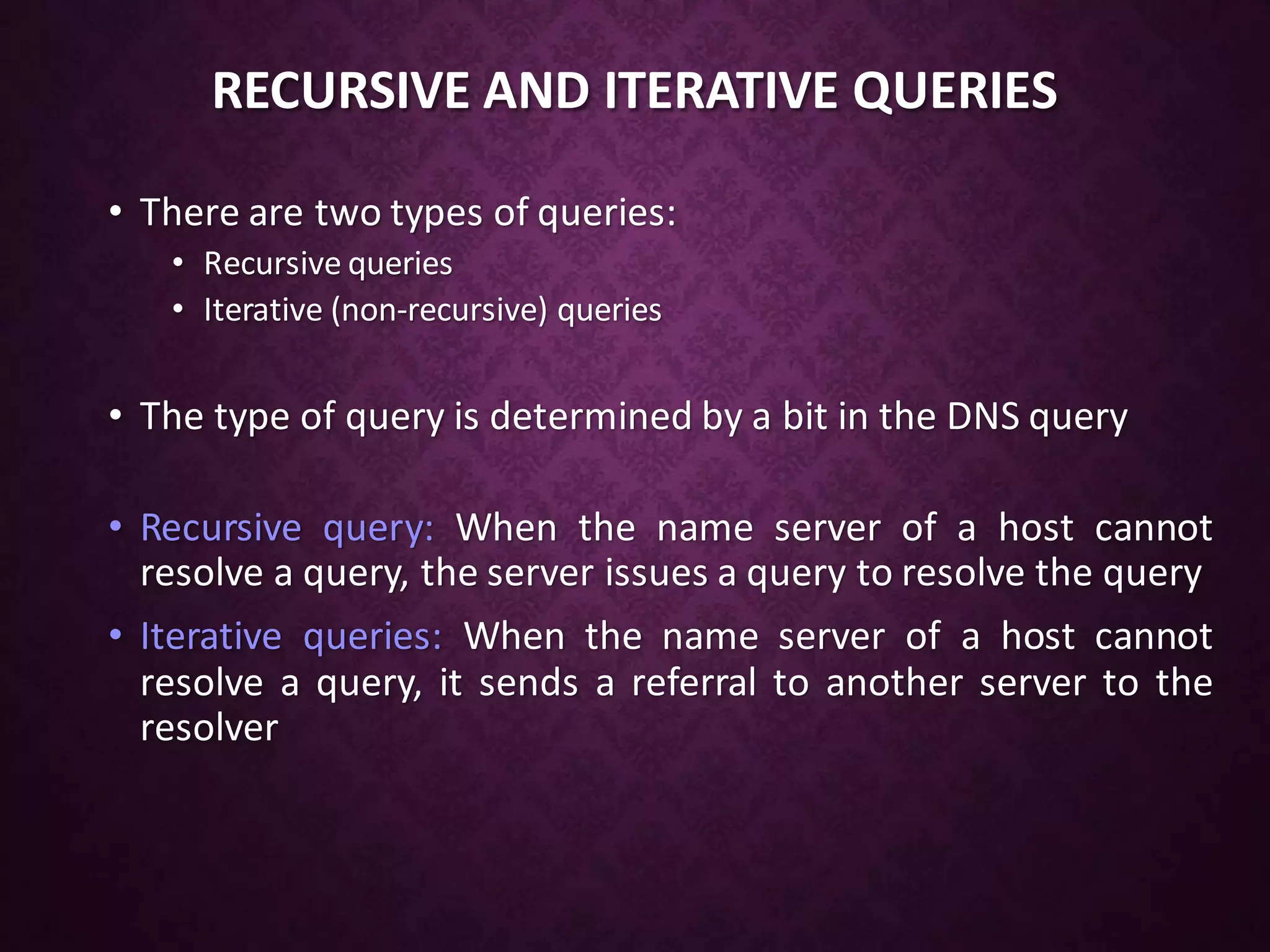 Presentation on Domain Name System | PDF