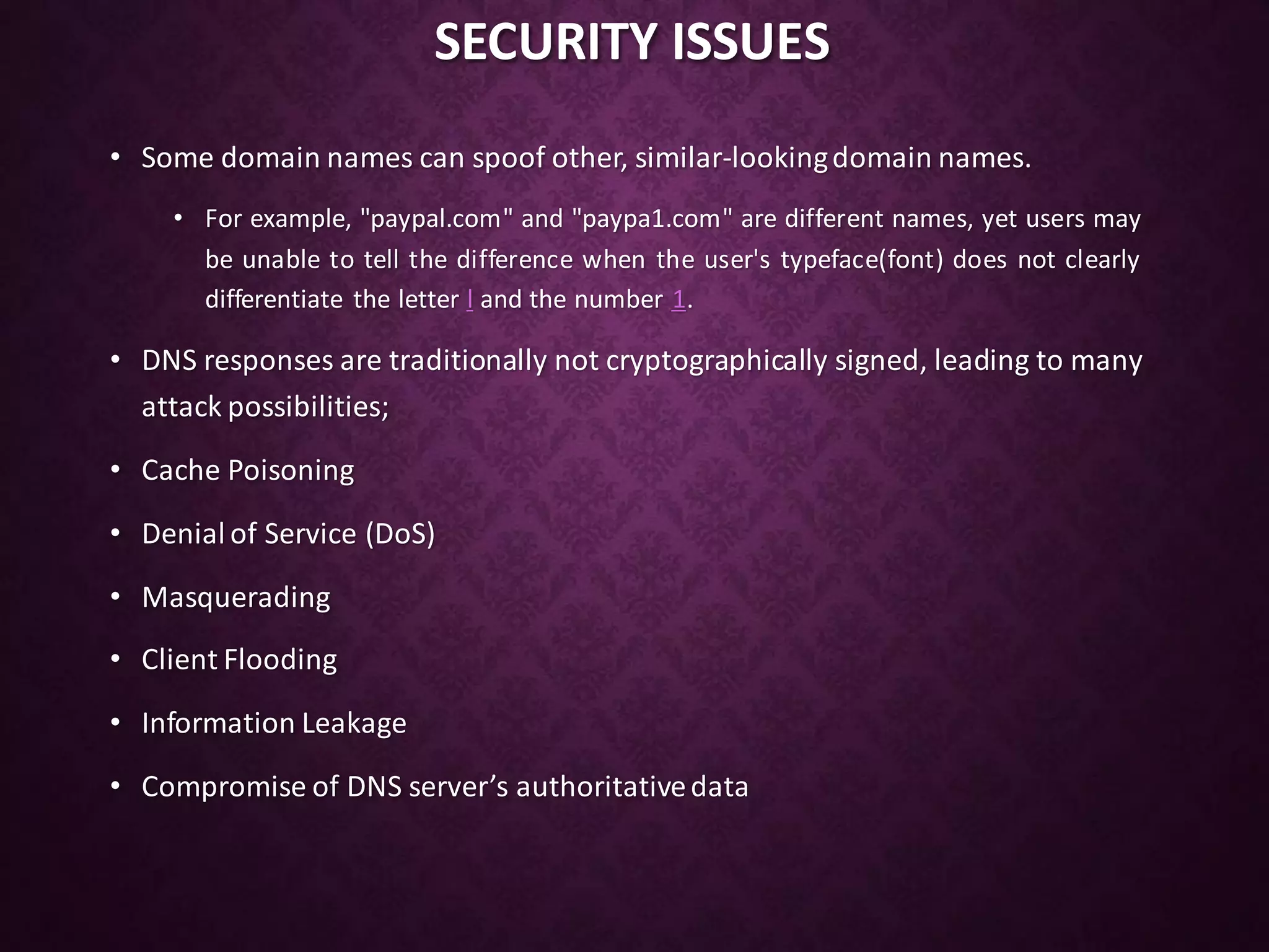 Presentation on Domain Name System | PDF