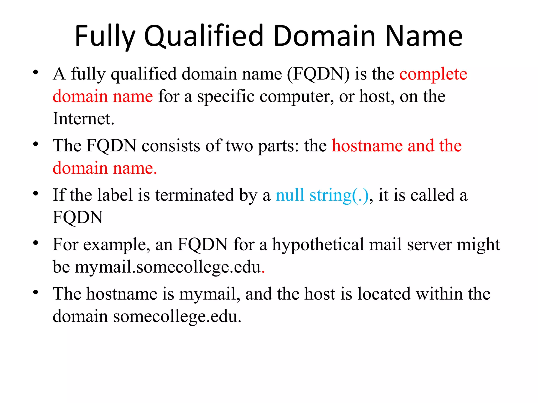 Domain name system | PPT