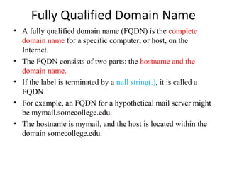Domain name system | PPT