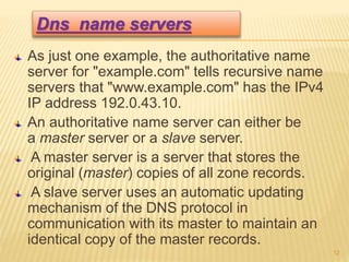 Domain name system | PPT