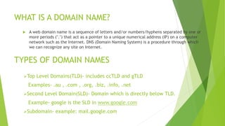 Domain name system | PPT