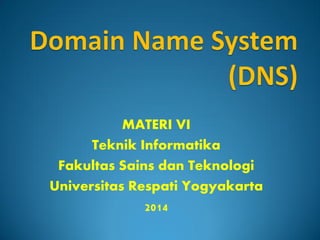 Domain name system (dns) | PDF