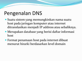 Domain name system (dns) | PDF