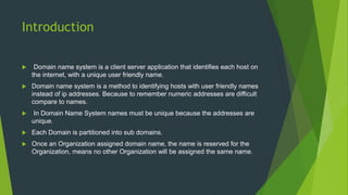 Domain Name System (DNS) | PPTX