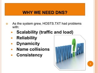 Domain name system (dns) | PPTX