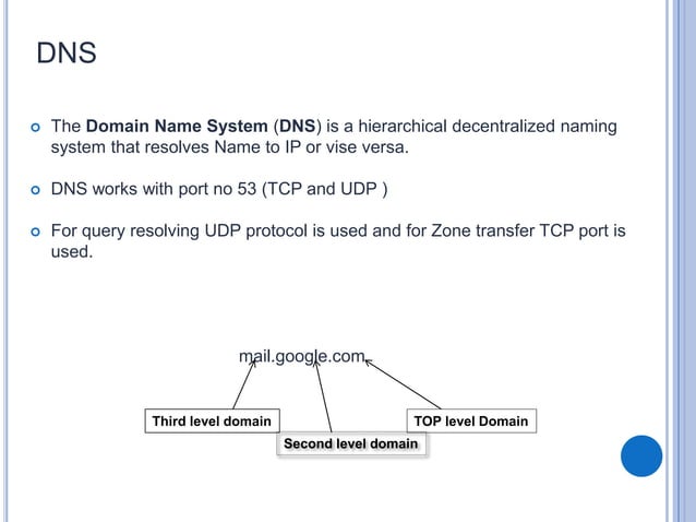 Domain naming system | PPTX | Web Hosting | Internet