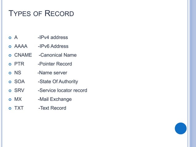 Domain naming system | PPTX | Web Hosting | Internet