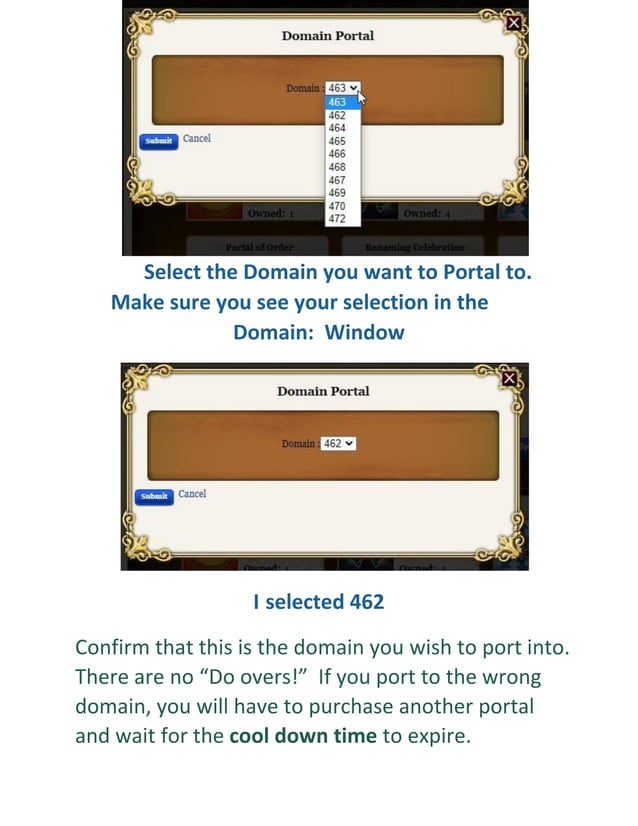 Domain Portal Instructions (Version 2) | PDF