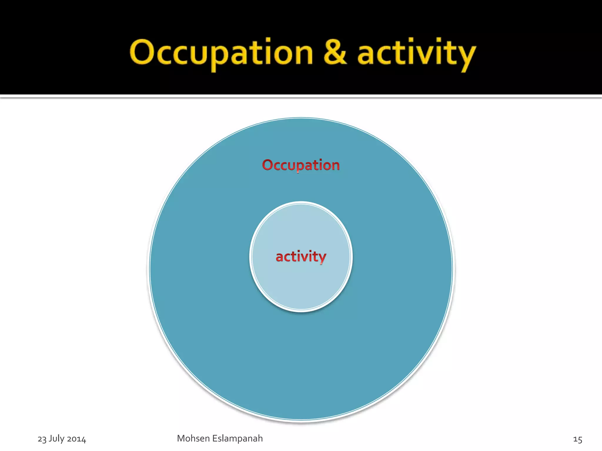 Occupational Therapy Practice Framework :Domain & process 2nd Edition ...