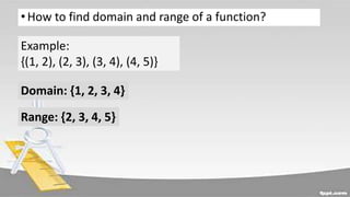 domain, range of a function.pptx
