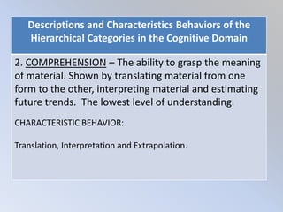 Domains of learning | PPTX