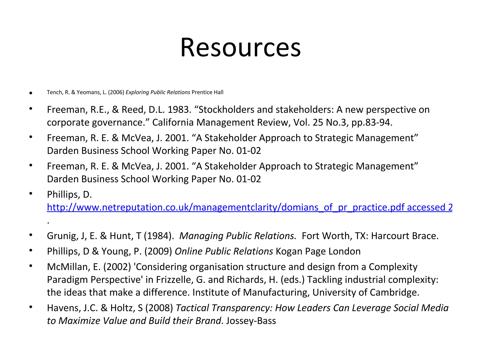 Domains Of Pr Practice | PPT