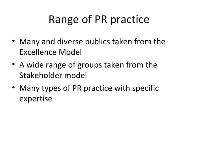 Domains Of Pr Practice | PPT