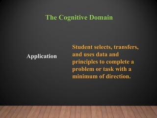 Cognitive Domain(Bloom Taxonomy) In Curriculum Development | PPT