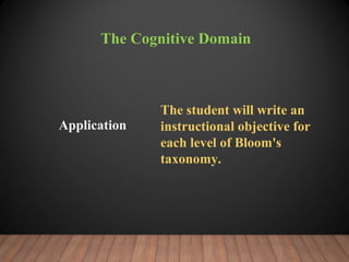 Cognitive Domain(Bloom Taxonomy) In Curriculum Development | PPT
