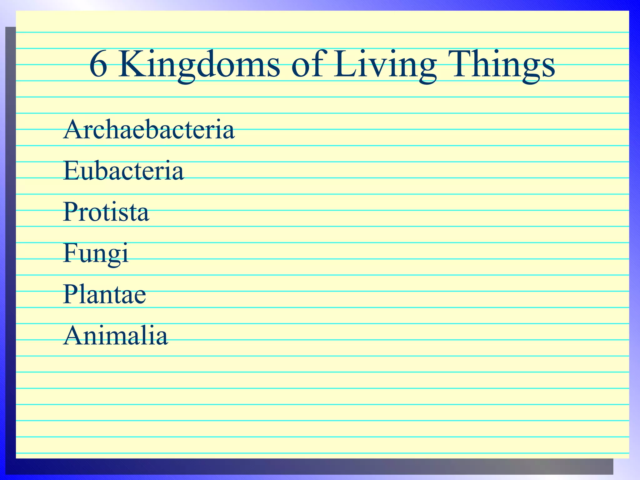 Domains and Kingdoms | PPT