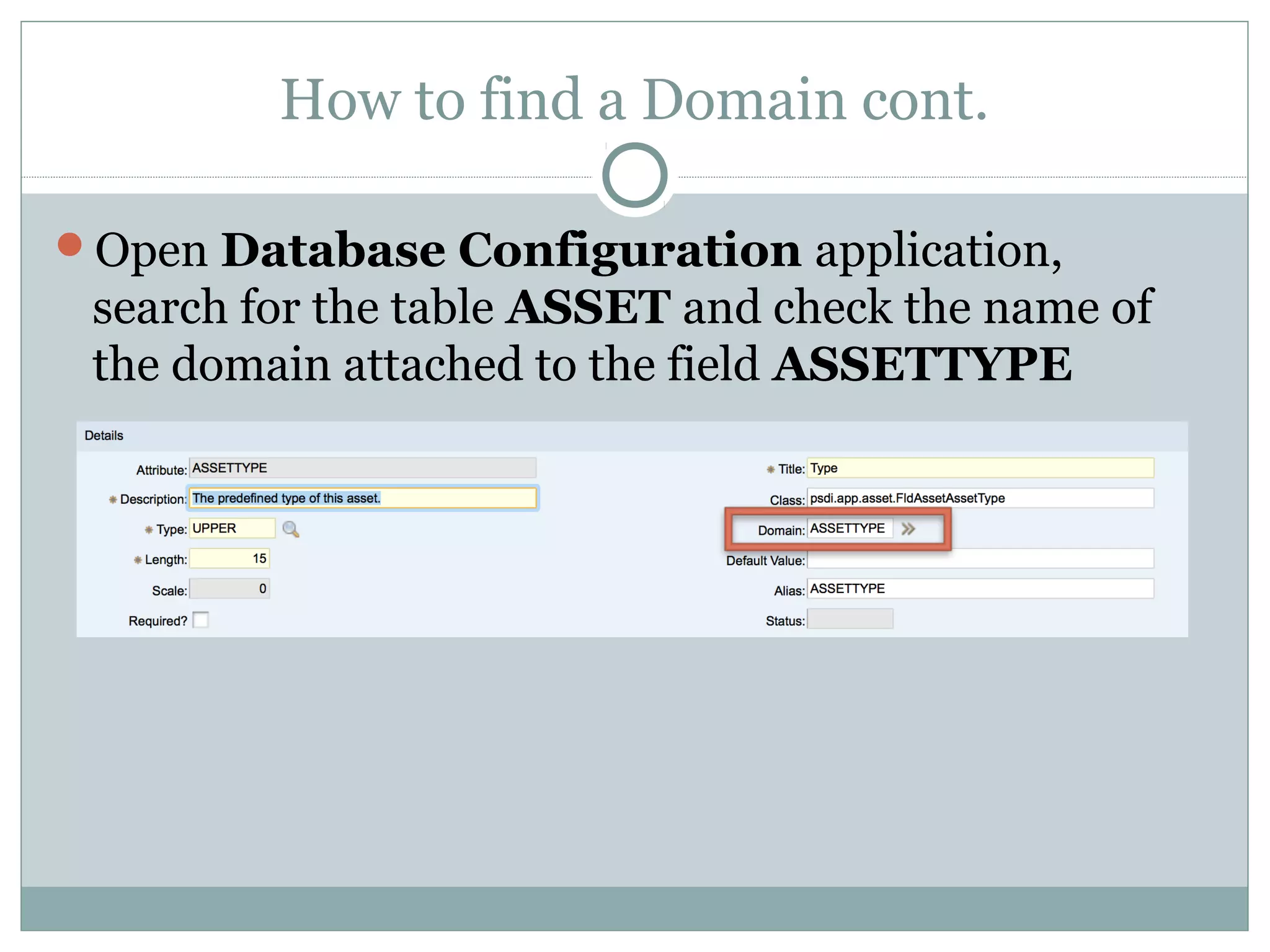 Domains in IBM Maximo Asset Management | PPT