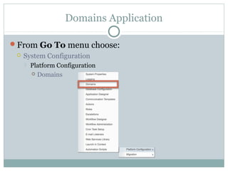Domains in IBM Maximo Asset Management | PPT