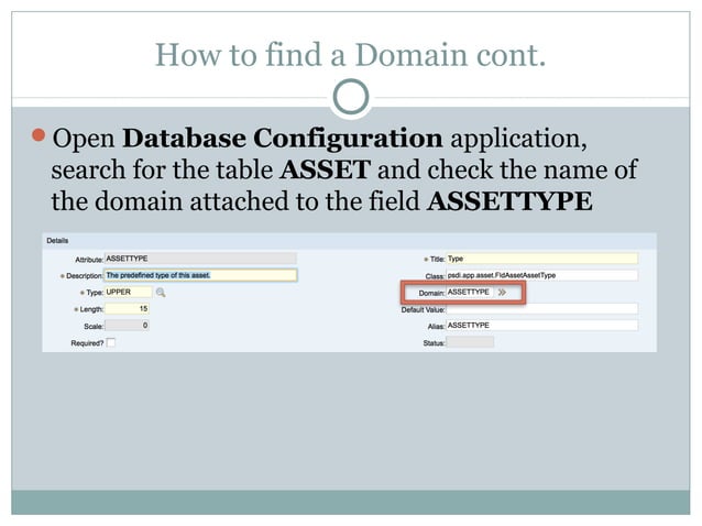 Domains In Ibm Maximo Asset Management