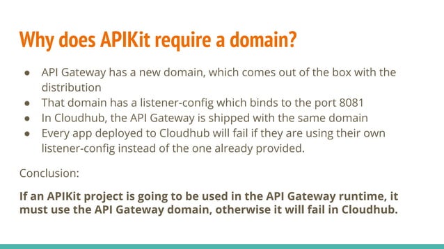 Domains in apikit | PPT