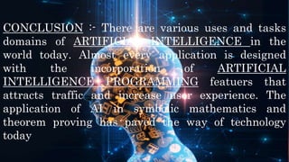 Domains of Artificial Intelligence | PPTX