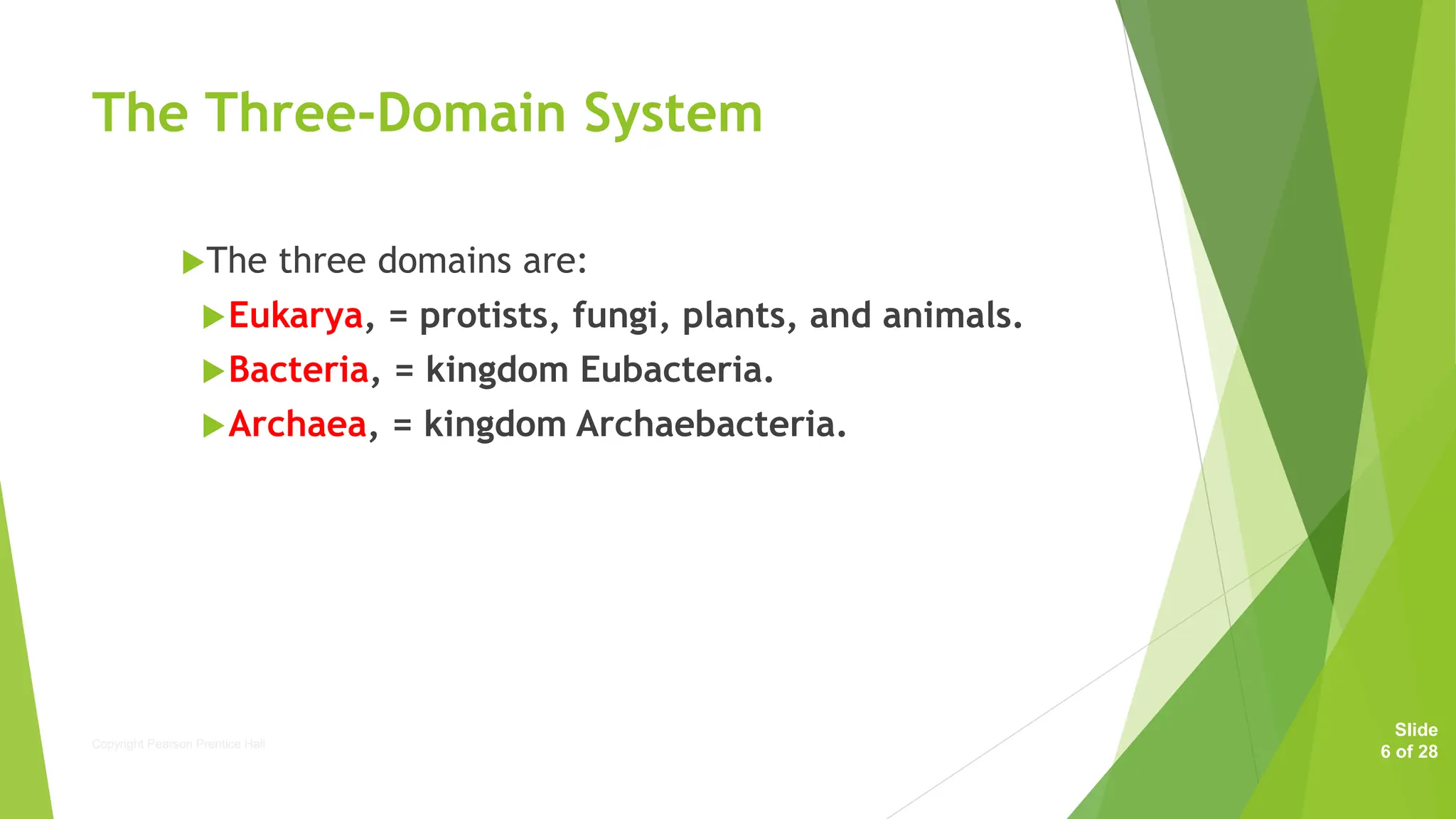 domains of life, archea, bacteria, eukarya.ppt