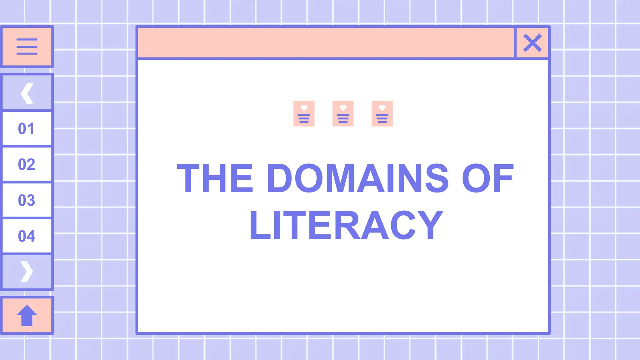 Domains of Literacy INSET for teachers., | PPTX