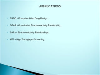 “Docking Studies and Drug Design” | PPT