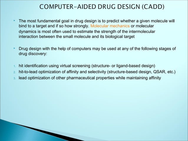 “Docking Studies and Drug Design” | PPT | Pharmaceutical Industry ...