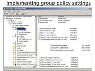 Domain wide organisation policy | PPTX