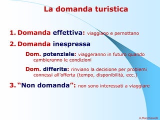 Domanda turistica teoria | PDF