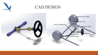 STEERING MECHANISM USED IN VEHICLES DESIGN | PPTX